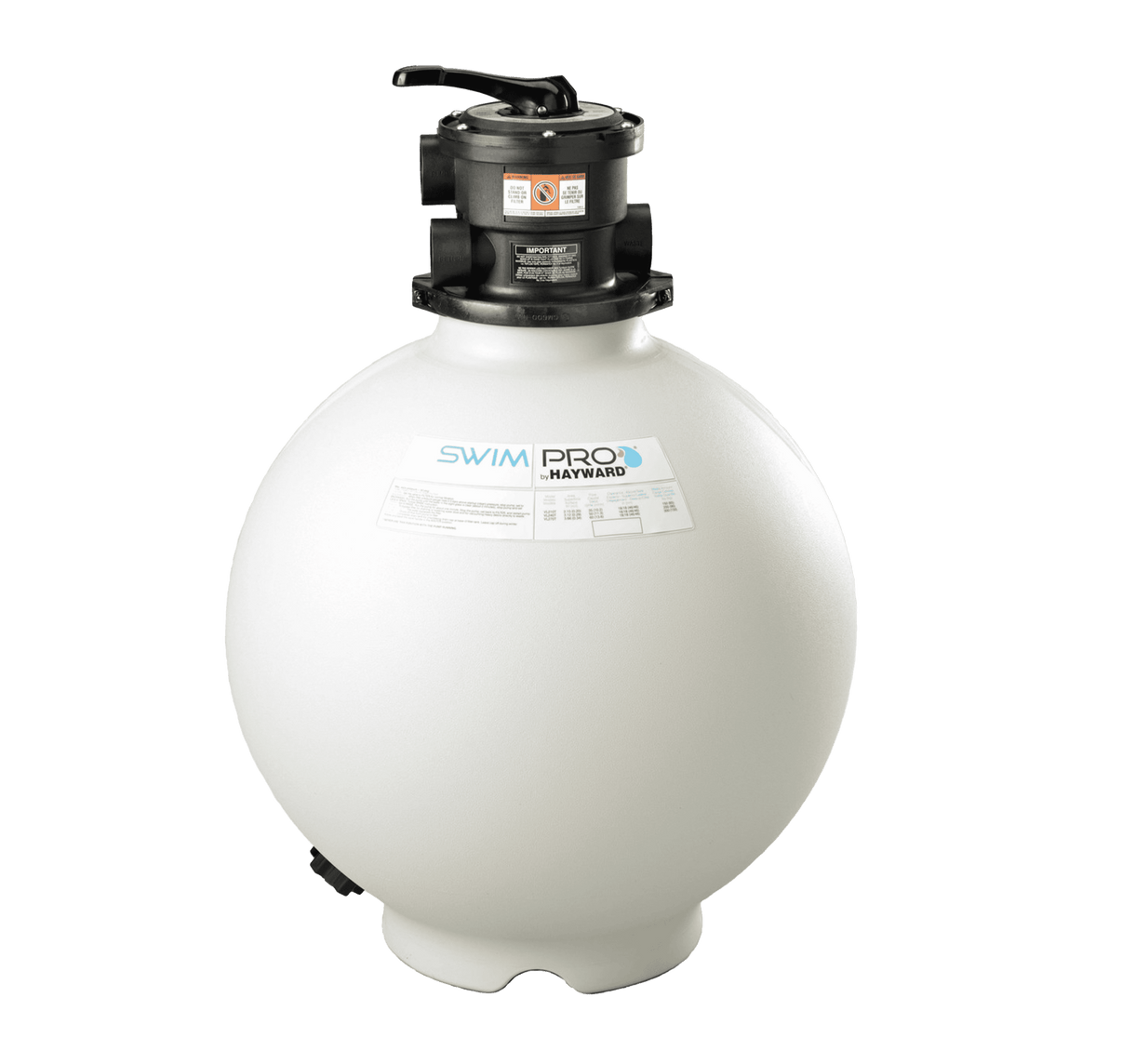 Hayward 24" Swim Pro Sand Filter with 6 Way Valve - interpools ...